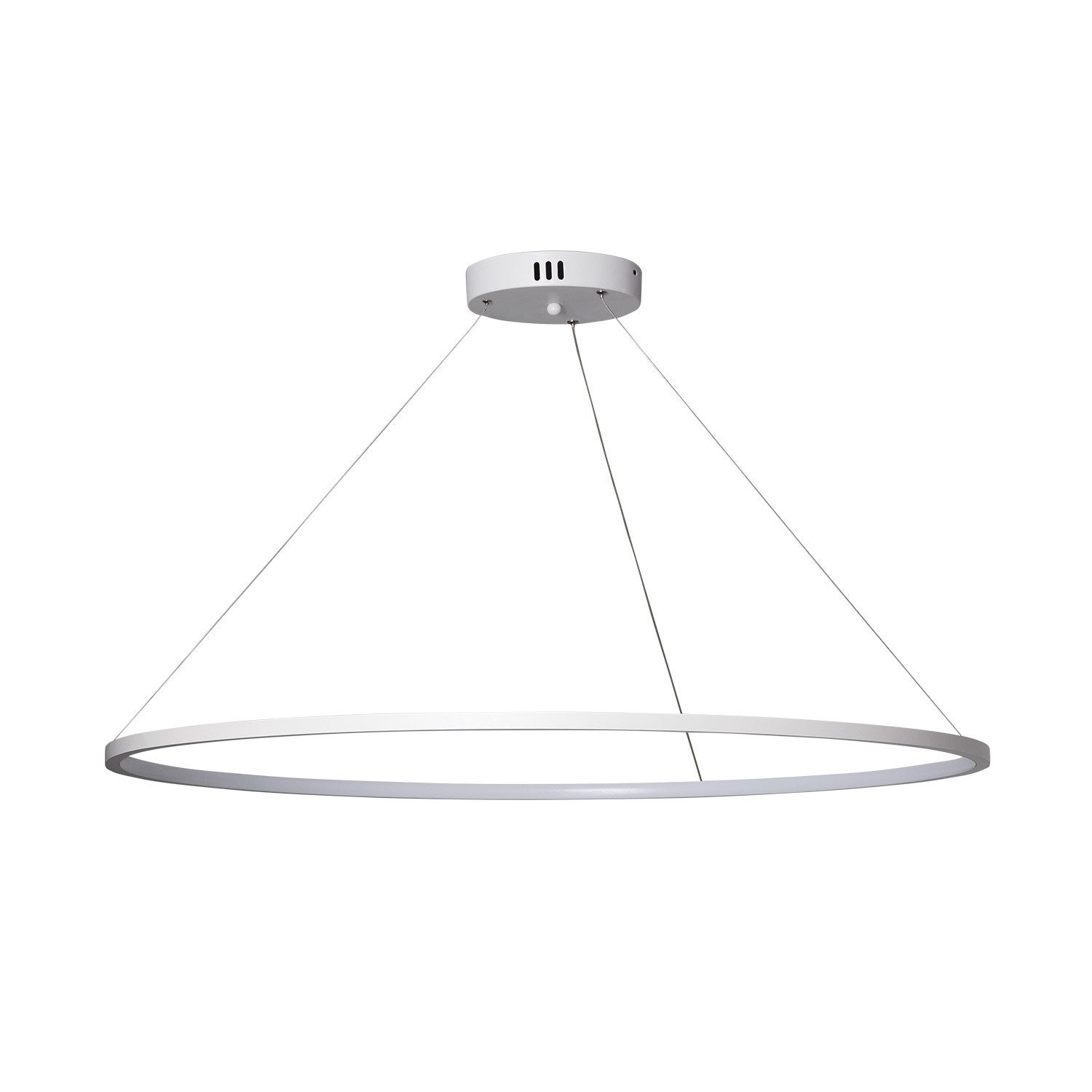 Suspension LED Métal 28W CCT Sélectionnable Big Ivalo Blanc | Leroy Merlin
