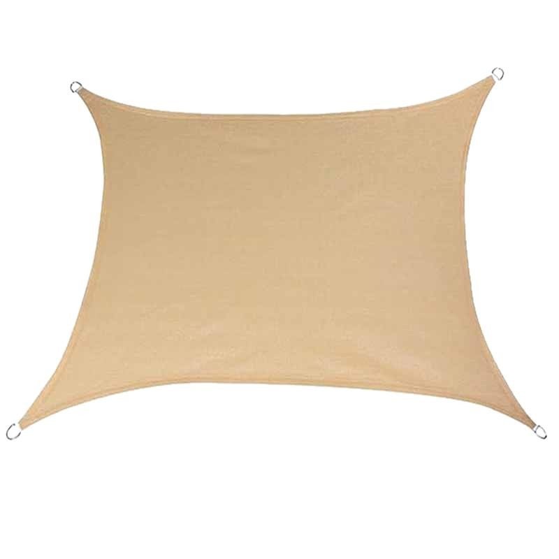 Voile d'ombrage Rectangulaire 2x3 m, Toile Ombrage HDPE Respirant, avec ...