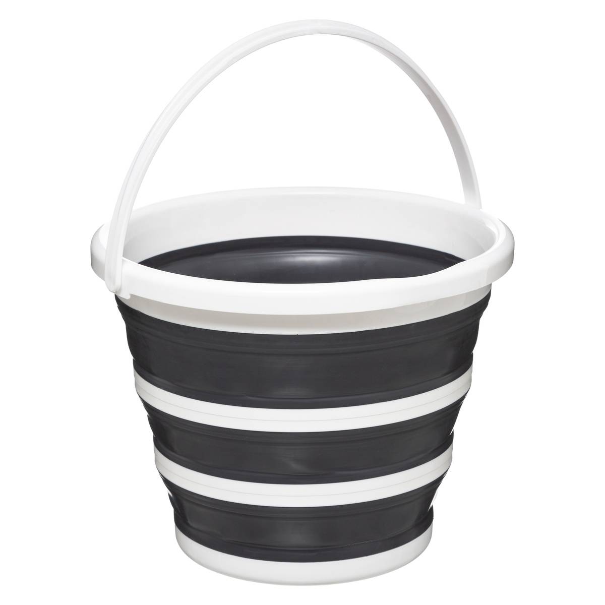 Seau pliable 10l blanc gris - 5five | Leroy Merlin