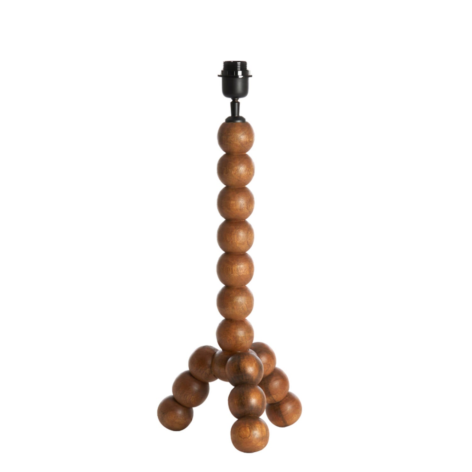 Light & Living - lámpara de mesa - Veglio - marrón - madera - Ø 20cm ...