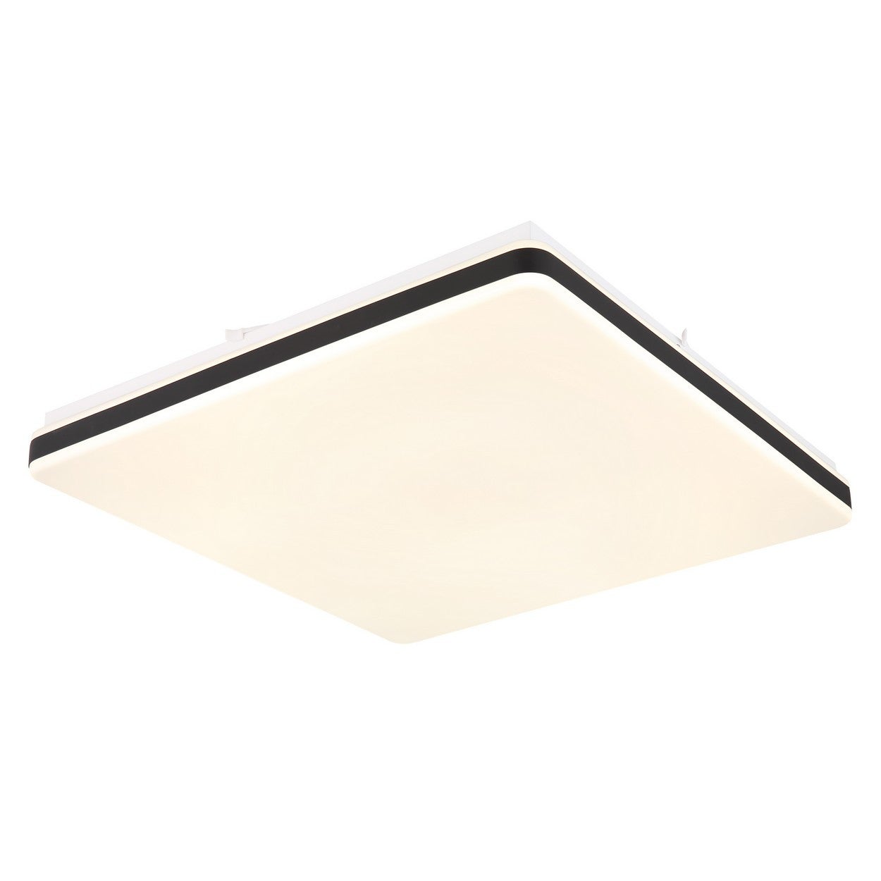 Plafonnier décoratif encastré blanc mat LED à intensité variable 2700 ...