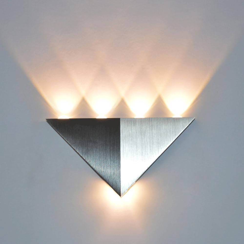 Lampada da parete a LED triangolare / Applique moderna e minimalista in ...
