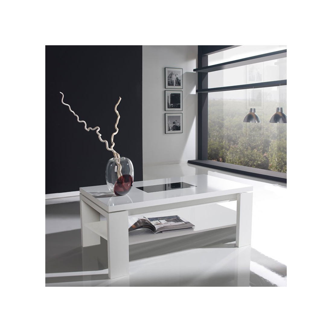 Table basse relevable blanche - FENDA | Leroy Merlin