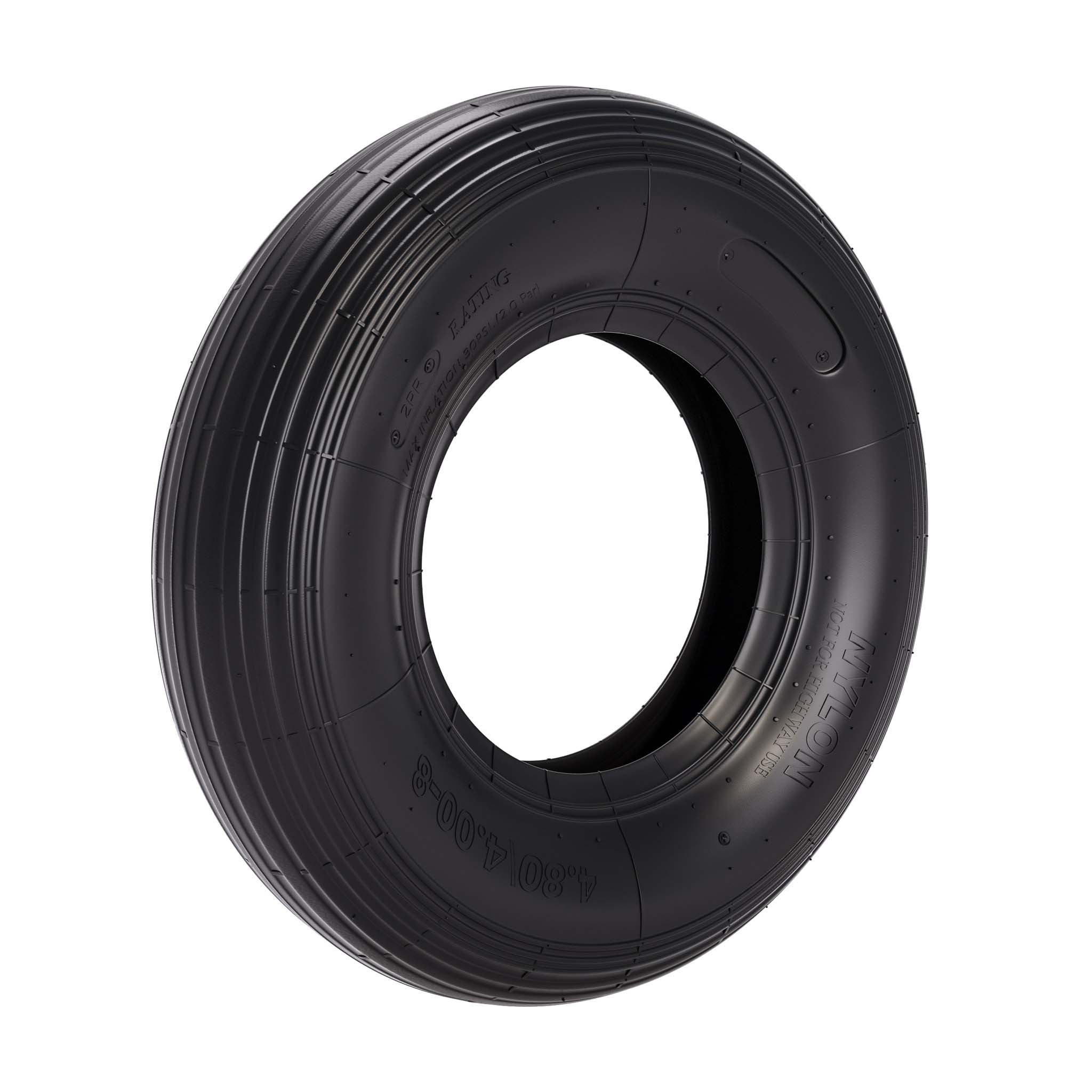 Pneu 4.00-8 pour Diable – 400 x 400 x 100 mm – Sans Chambre à air ni ...