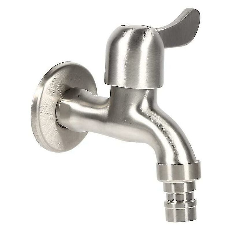 CREA Robinet de jardin en acier inoxydable 304, robinet d'eau mural ...