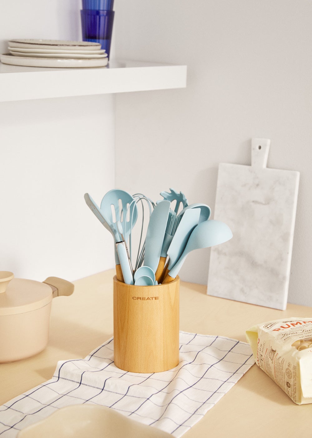 CREATE - KITCHENWARE STUDIO - Utensili da cucina in legno e silicone ...