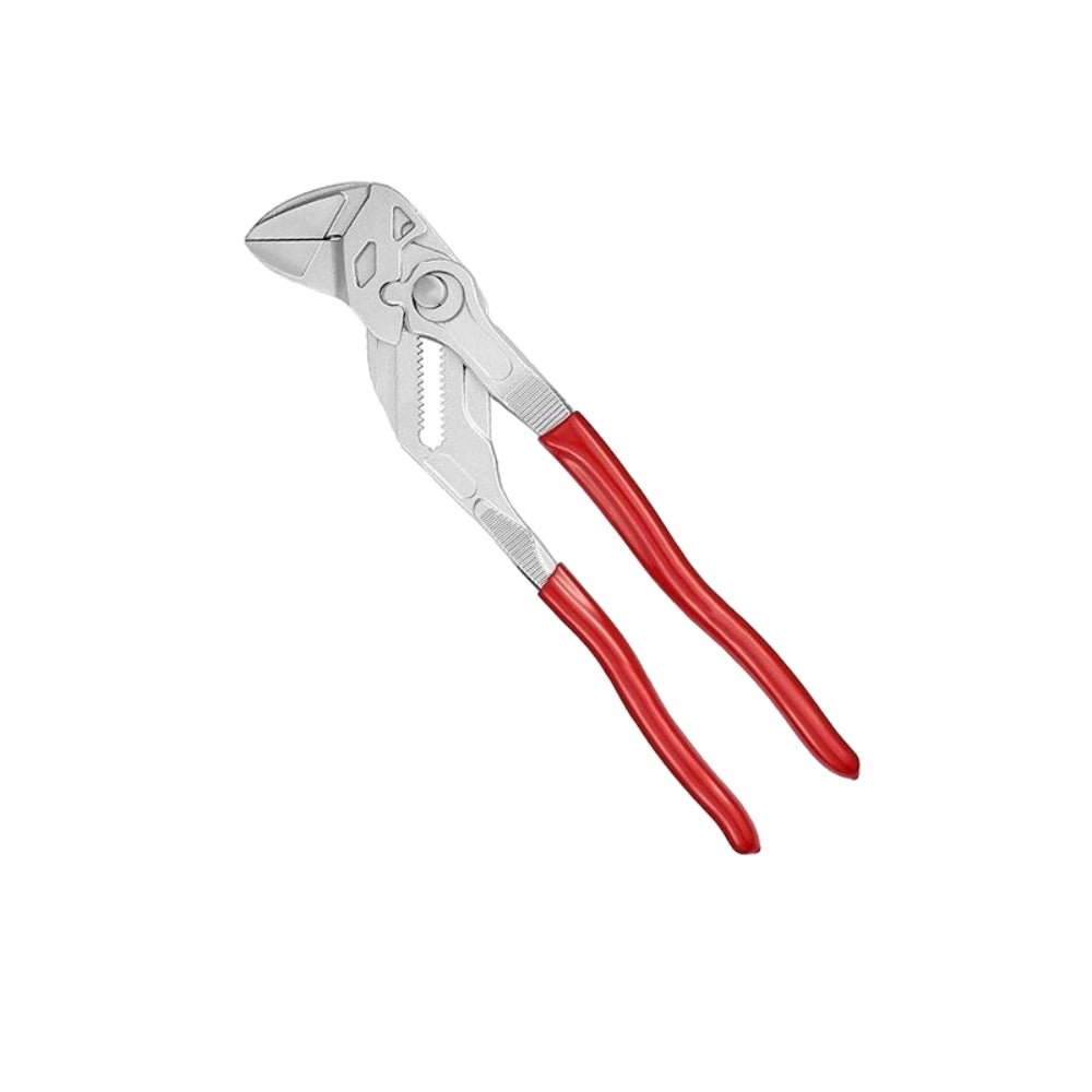 Key pliers, chrome, 300 mm, continuous clamp up to 68 mm, fine ...