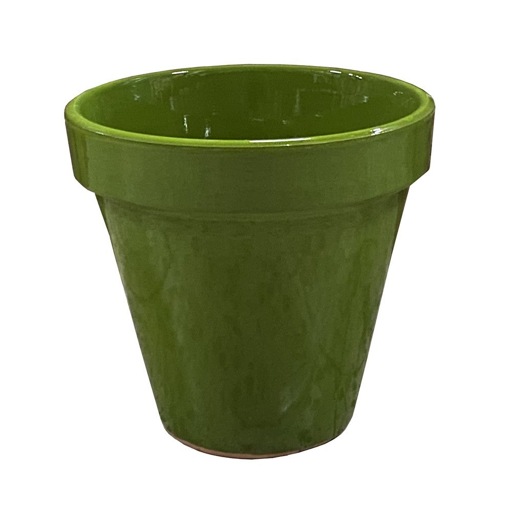 Maceta ceramica color verde 22x22 cm | Leroy Merlin