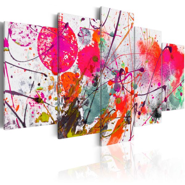 Tableau Dance of Red 200x100 cm | Leroy Merlin