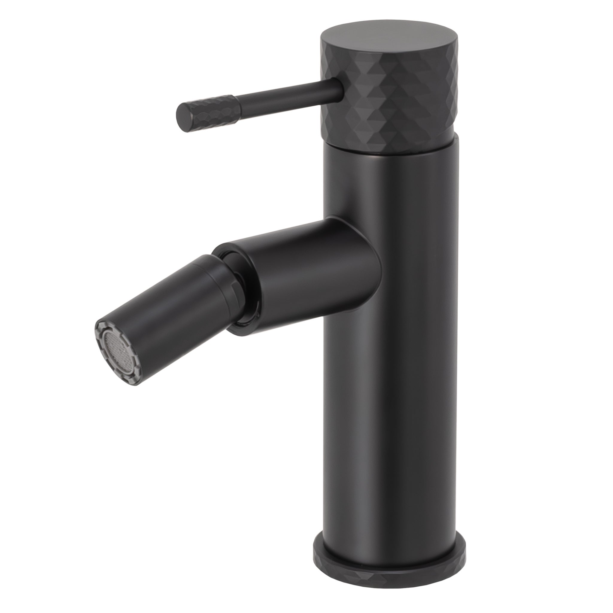 Valaz Grifo de bidé monomando acabado maneta luxury negro mate - Serie ...