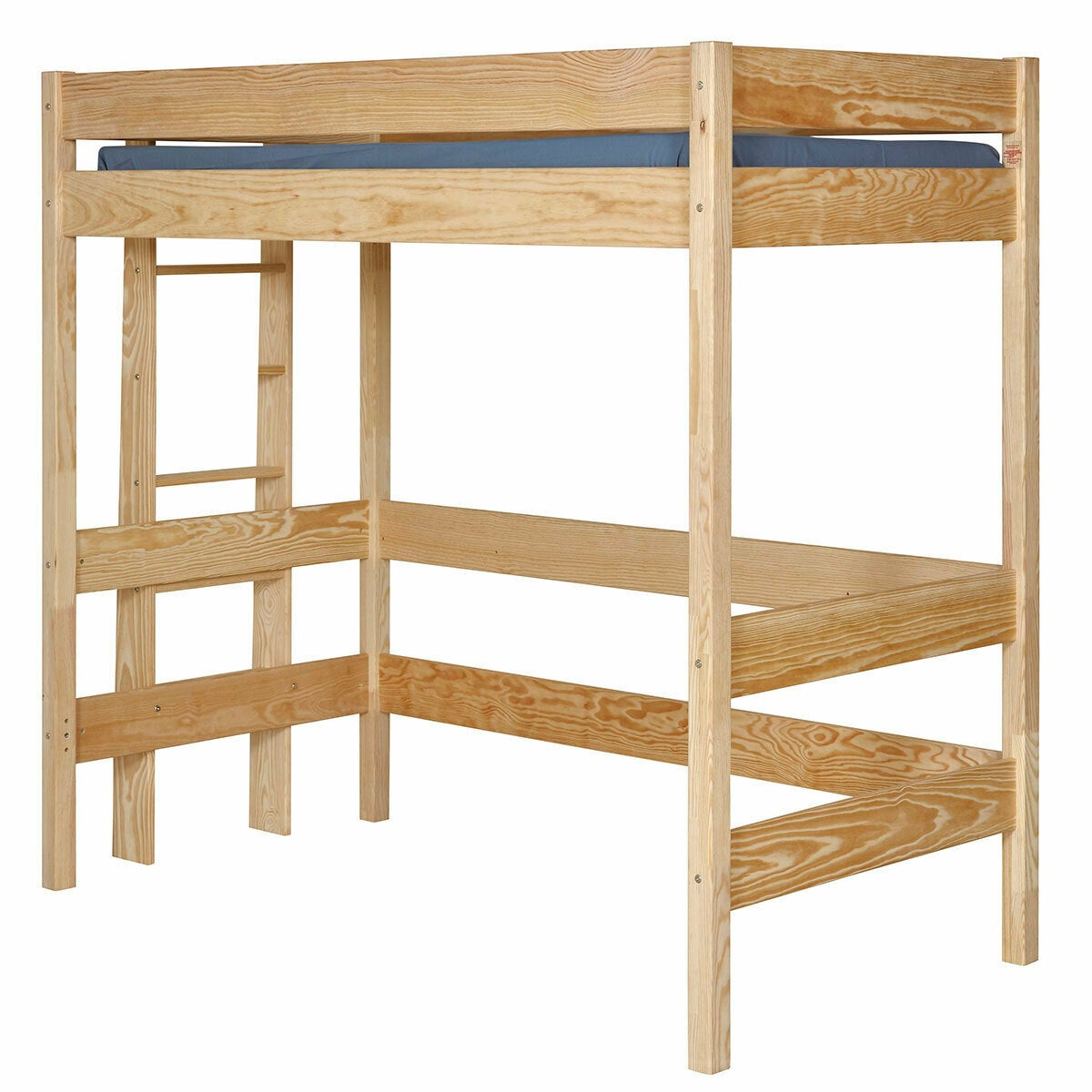 Lit mezzanine Tino Bois naturel 90x190 cm | Leroy Merlin