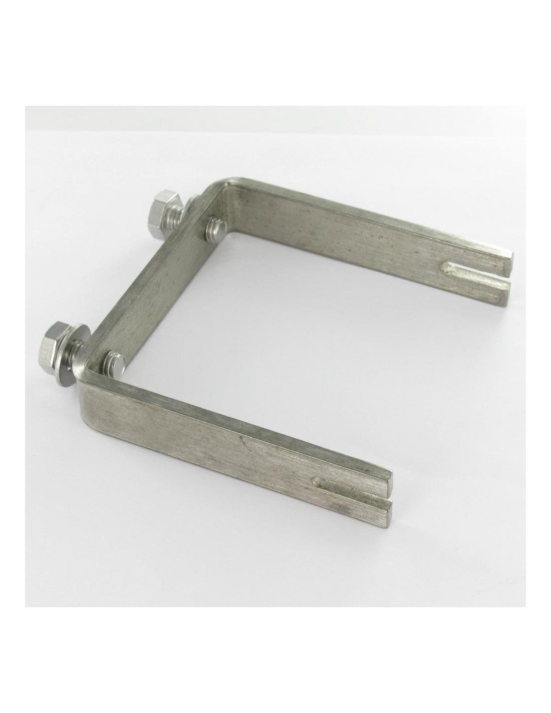 Étrier Fond droit ou plat 90X90X902 Avec ENCOCHE Inox-10 pièces | Leroy ...