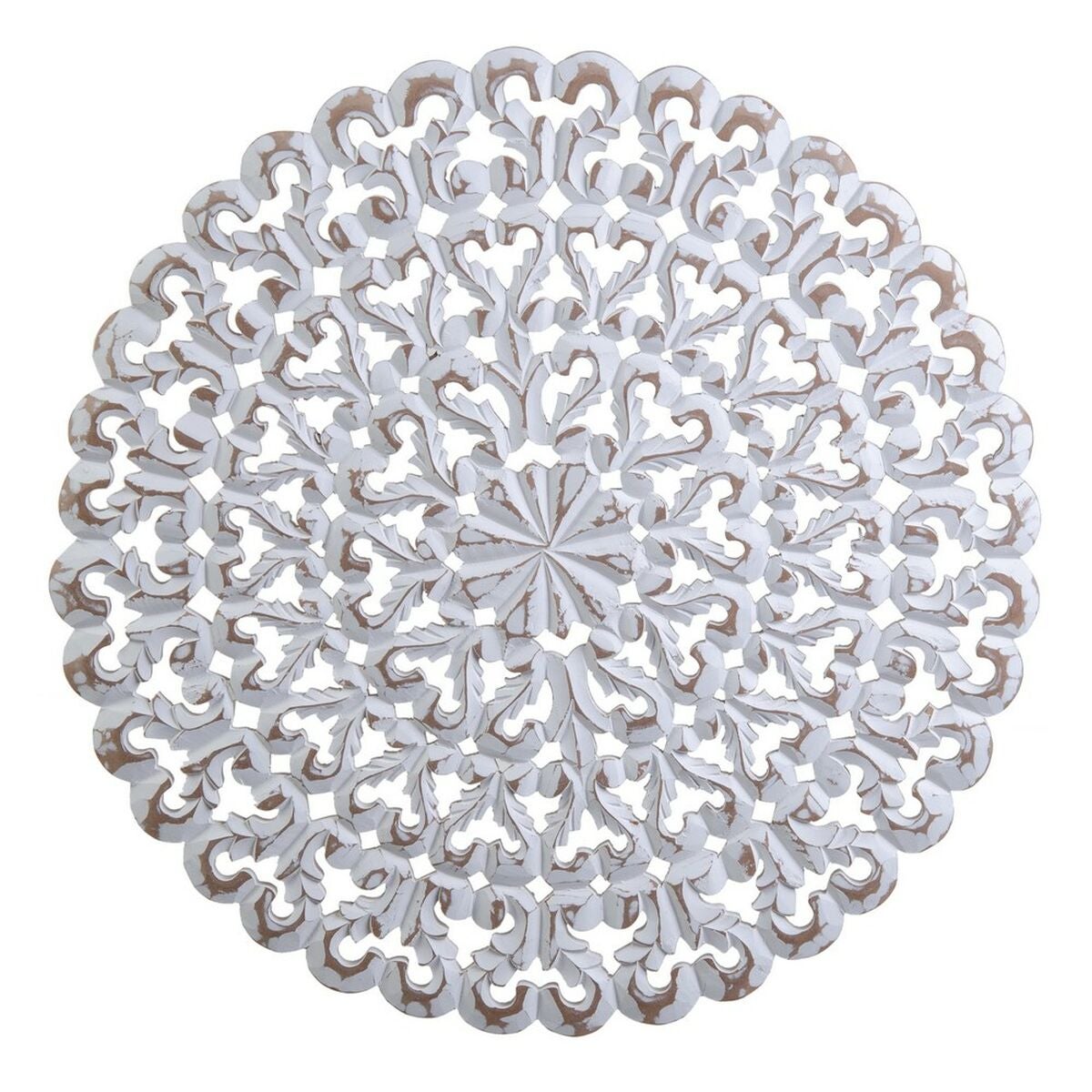 Décoration murale 60,96 x 60,96 x 2,5 cm Blanc Bois MDF | Leroy Merlin