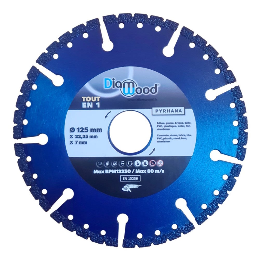Disque Diamant Multi-Usage Tout Matériaux - Lame à Tronçonner ...