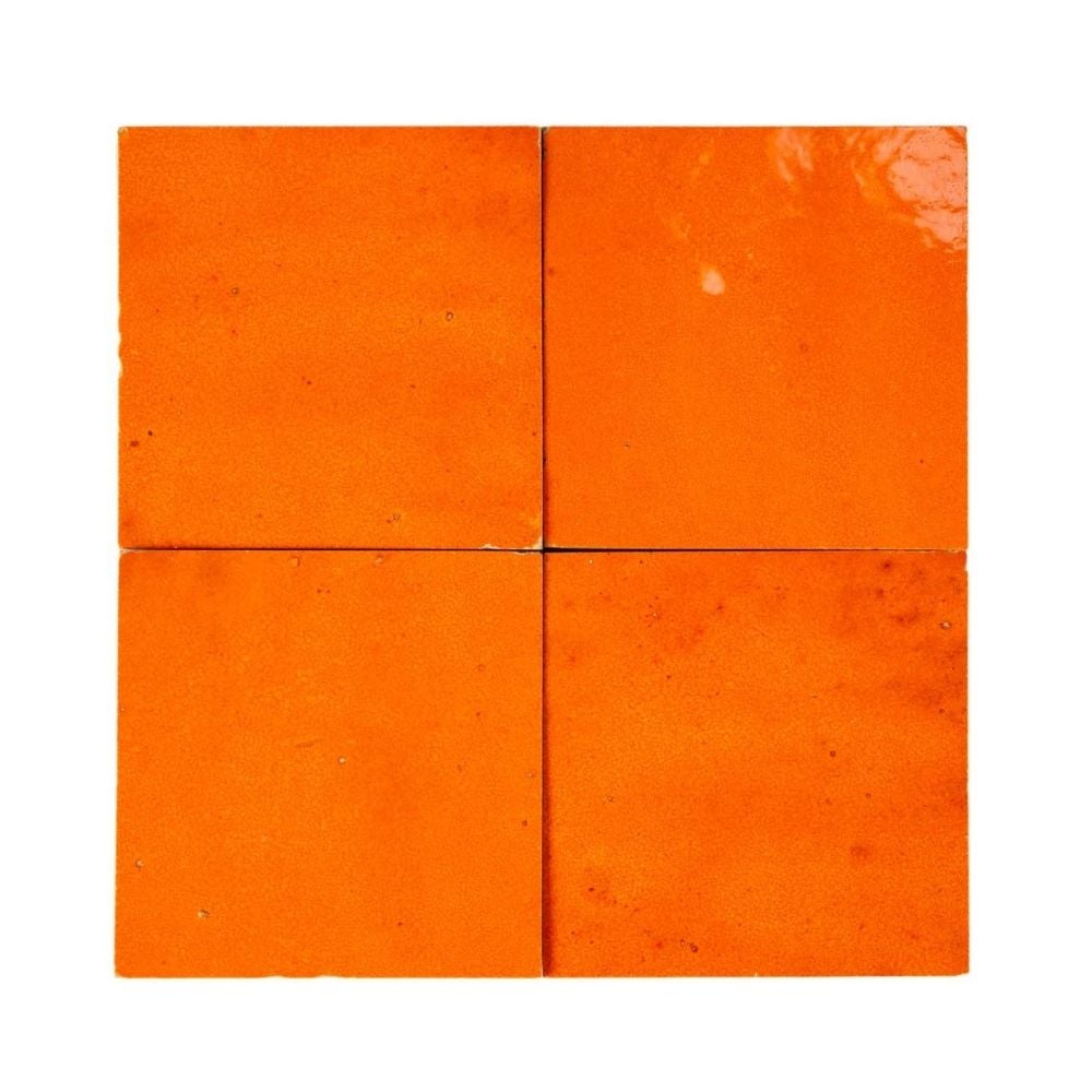 Zellige Marocain - 10x10 cm - Carrelage mur - Terre De Zellige 10x10 cm ...