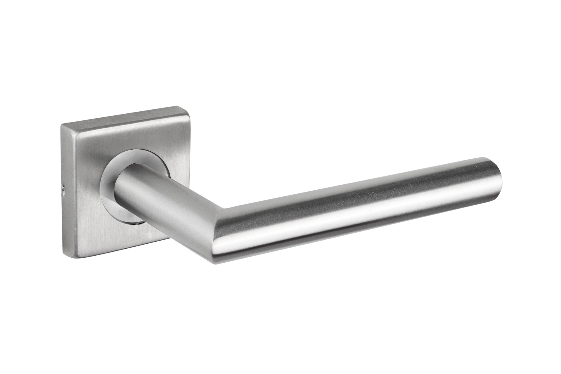 Wovar Poignée de porte Lavuzo Mantua en acier inoxydable avec rosace ...