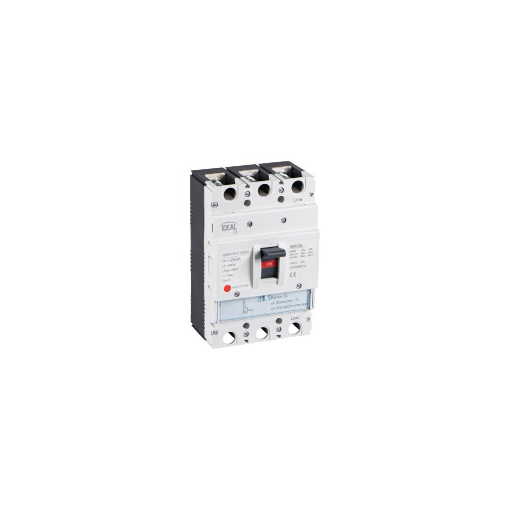 Disjoncteur Compact MCCB KMCCB - 250A, IP20, 50Hz, 800V, 380/415V ...