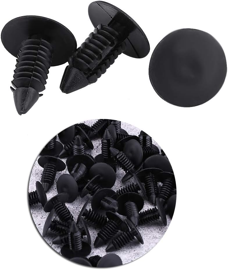 50pcs Clips Voiture, Rivet Clips Plastique, Clips de Fixation Voiture ...