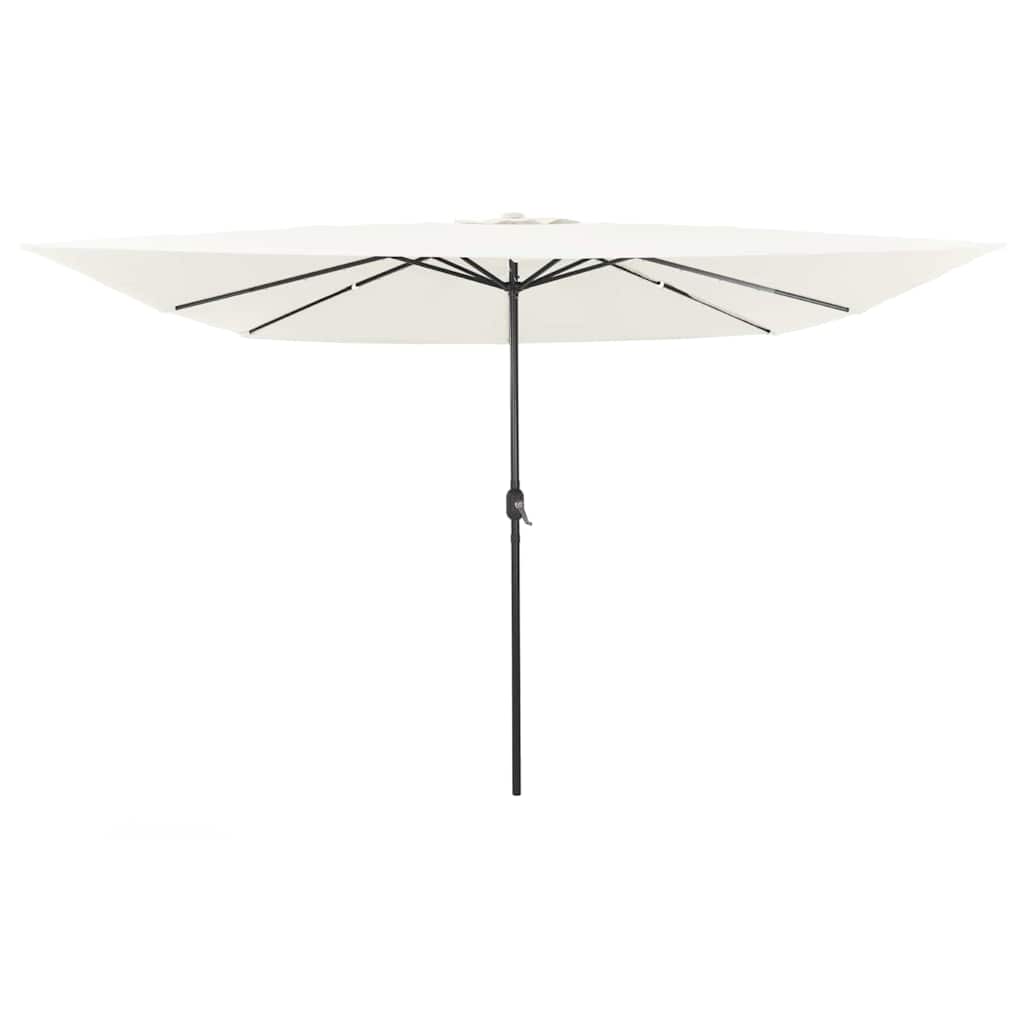 Maison Exclusive - Parasol de jardín Blanco y Negro 295 x 295 x 245 cm ...