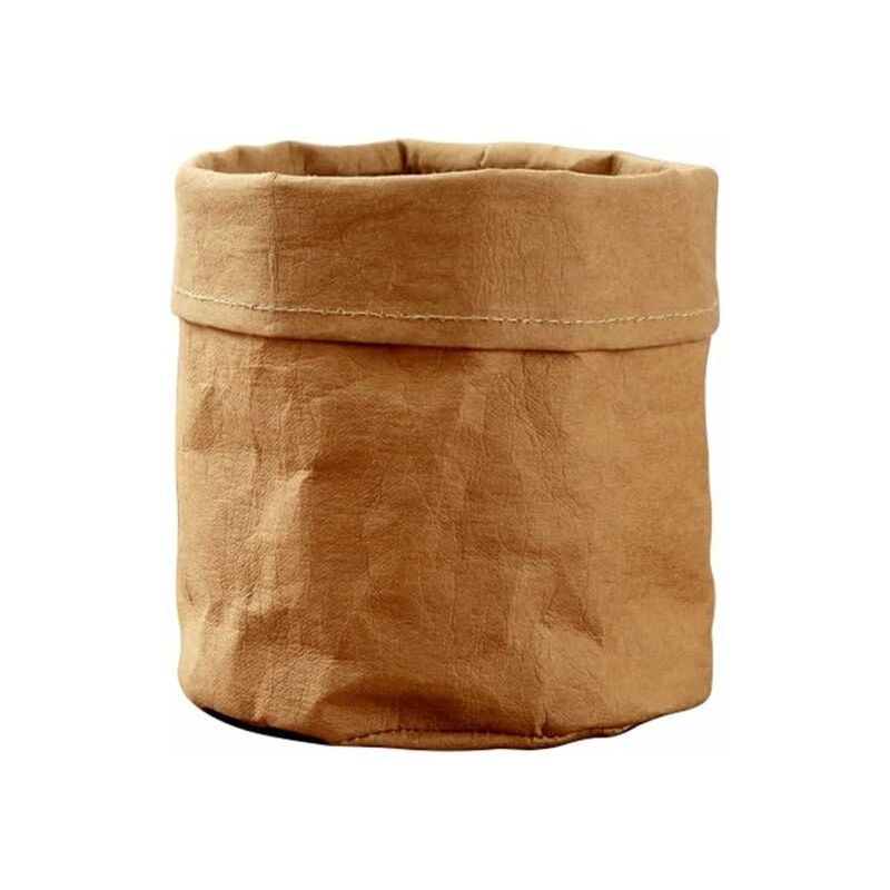 Sac de rangement multifonction en papier kraft lavable pour bureau, pot ...