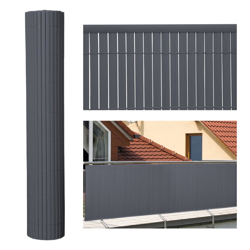 Store enrouleur PVC pour jardin, balcon et terrasse, brise-vent balcon ...