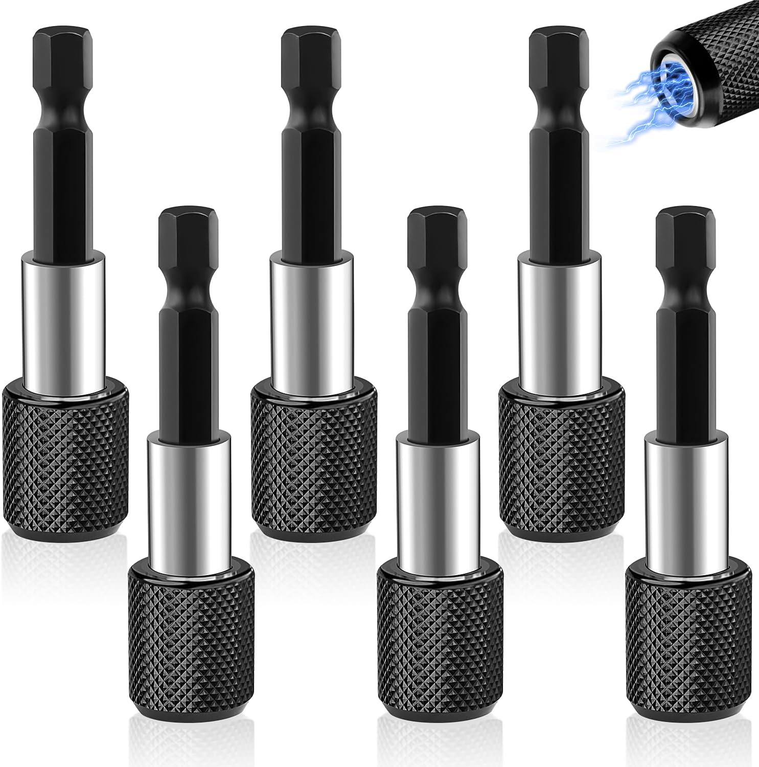 Porte Embout Visseuse Porte Embout Magnetique Rallonge Visseuse 6pcs 1/ ...