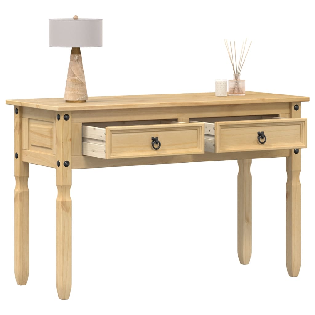 Table console Corona 115x46x73 cm bois de pin massif vidaXL | Leroy Merlin