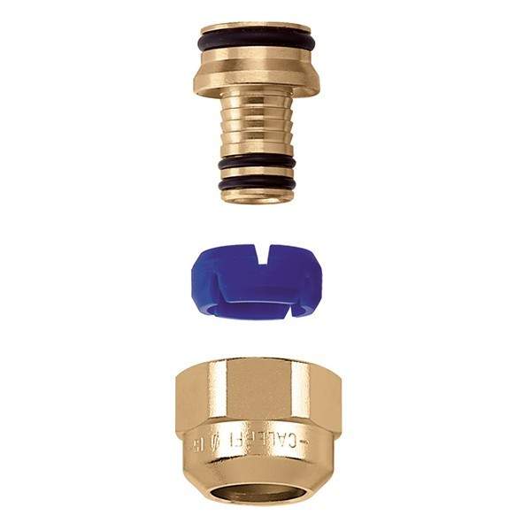 Raccordo per tubi multistrato DARCAL Caleffi 6790-6791 - 23 p.1,5 - Ø 14x2 - Ottone | Leroy Merlin