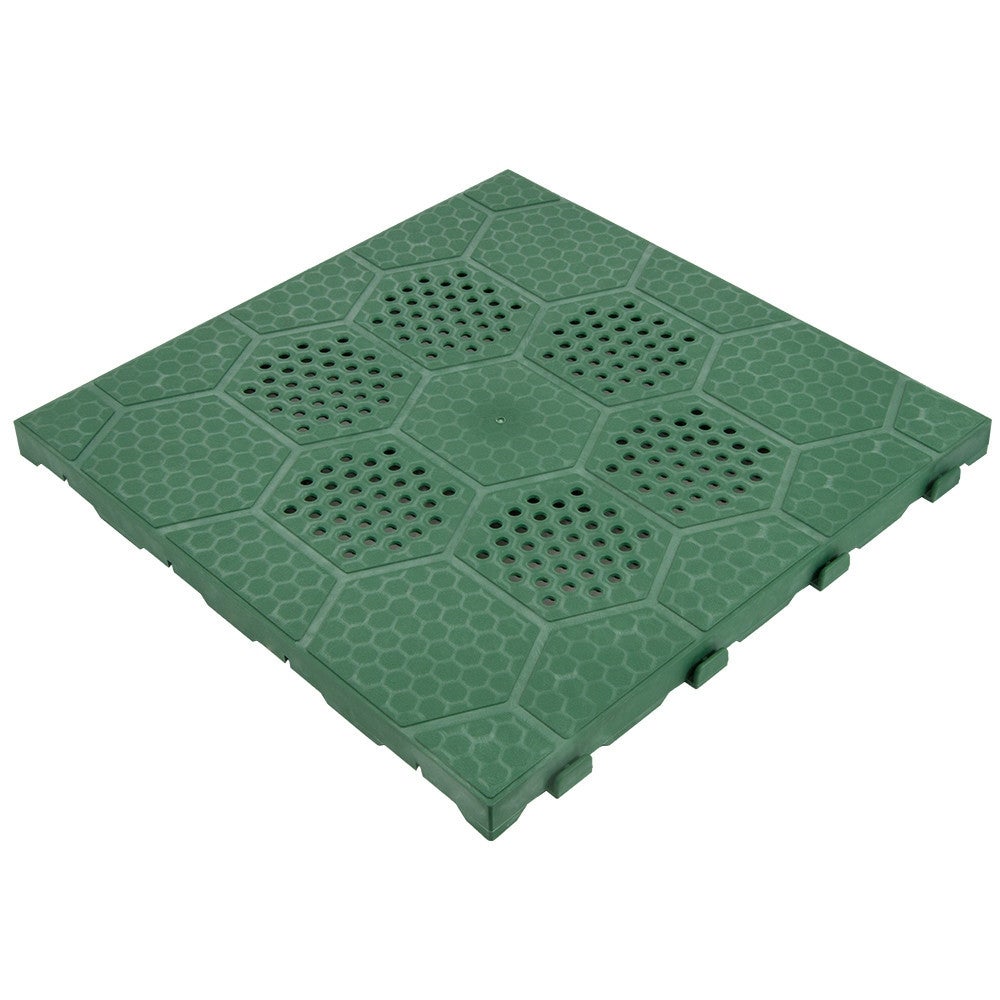 Tarima modular EASY 40x40 para exterior - COLOR Verde | Leroy Merlin