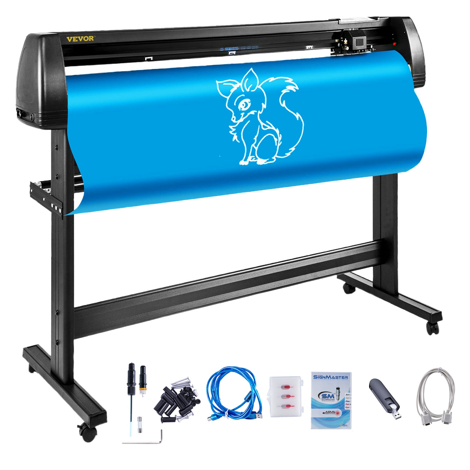 Vinyle Plotter de Découpe VEVOR Traceur Coupe 135cm Machine avec ...