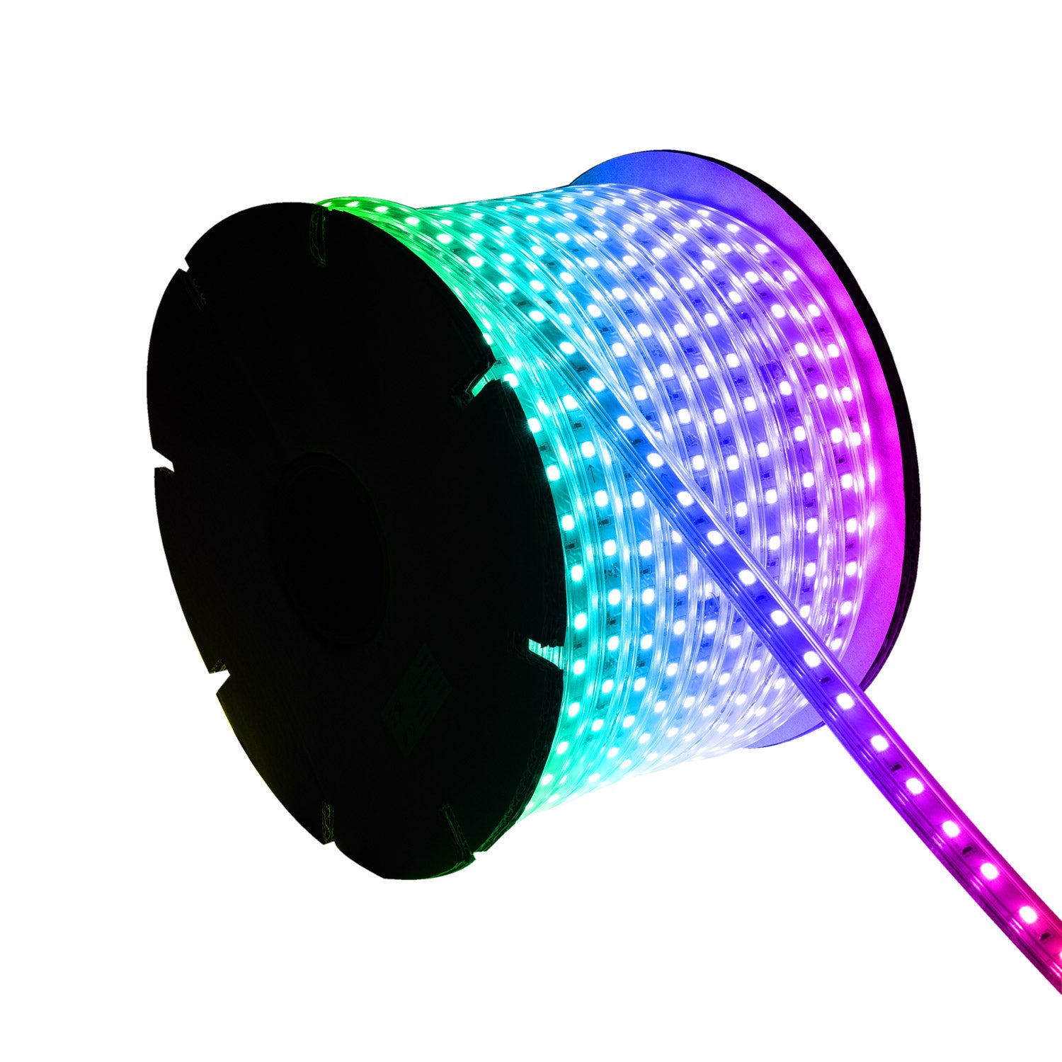 Ledkia Tira LED RGB 220V SMD 60 LED/m BOBINA 50m 15W/m SILICONE FLEX ...