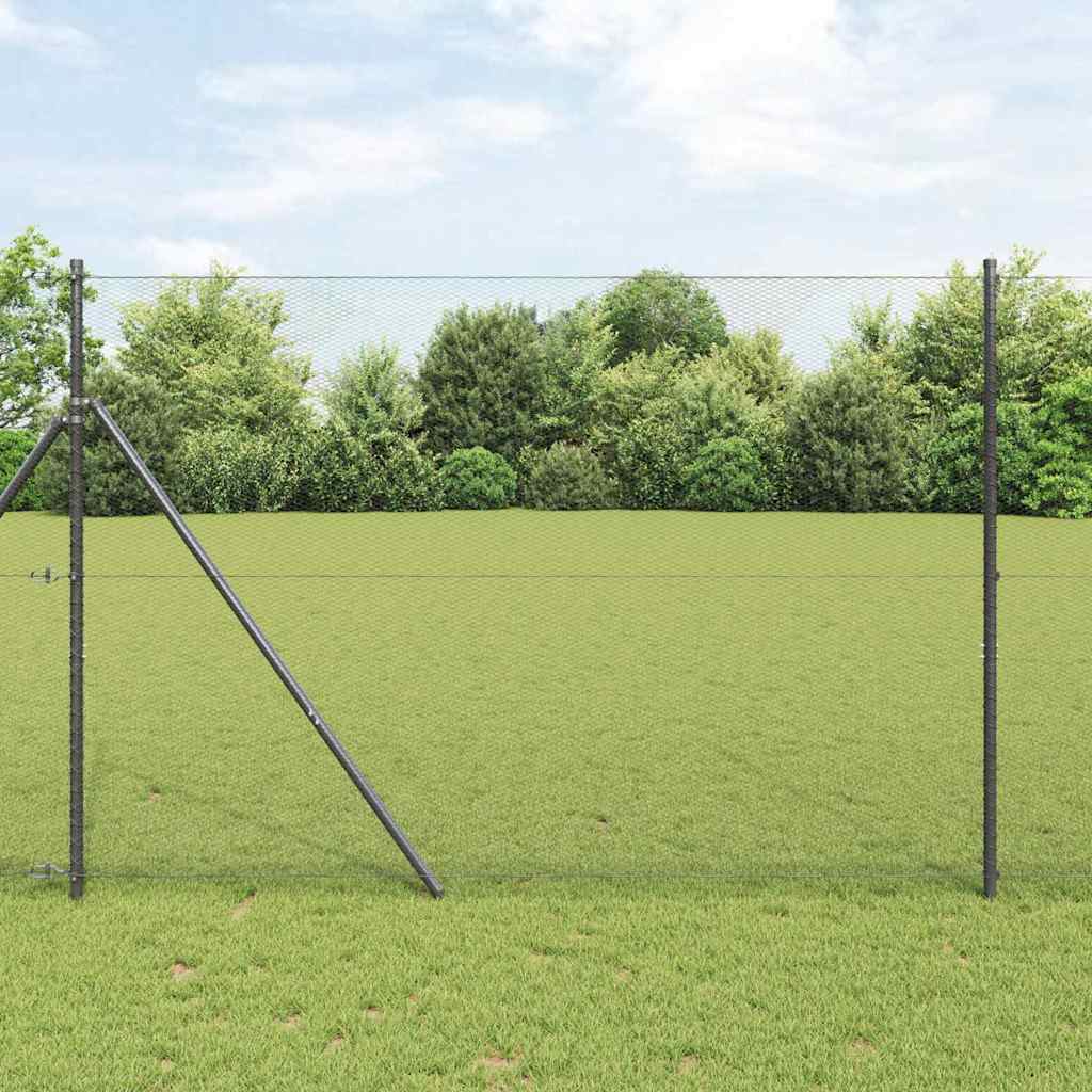 Poste para cerca. Gris, 25 x 1,5 m (malla de 13 mm). Acero. | Leroy Merlin