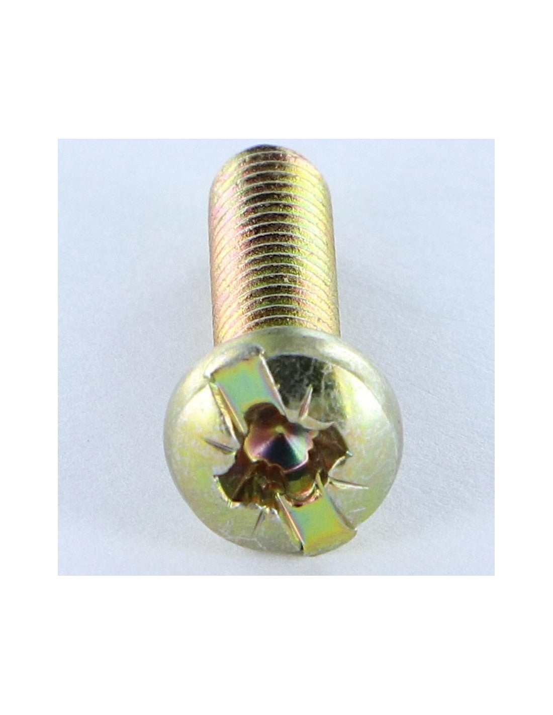 Vis métaux Tête cylindrique bombée TCB Pozi et fendu M4X16 Diamètre de ...