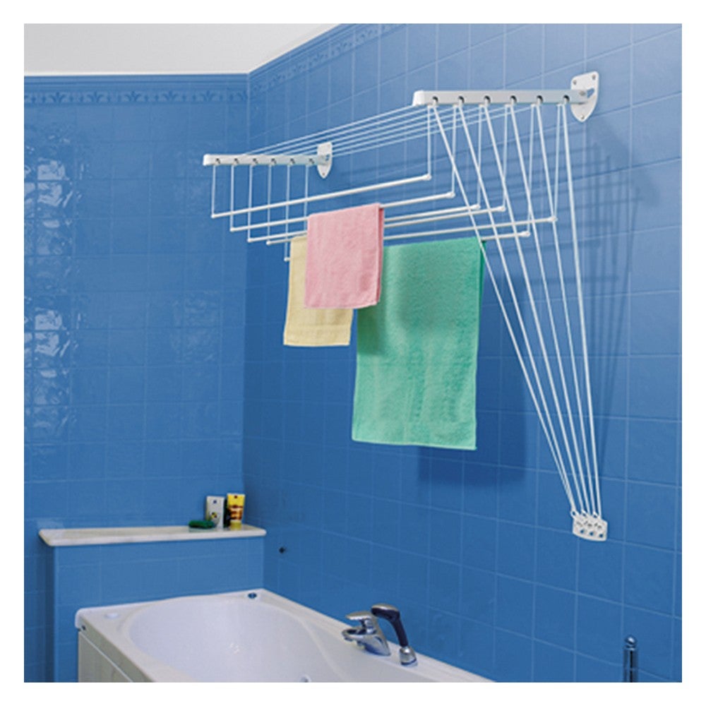 Gimi Lift tendedero de pared con barras para colgar - Tamaño Lift 120 ...