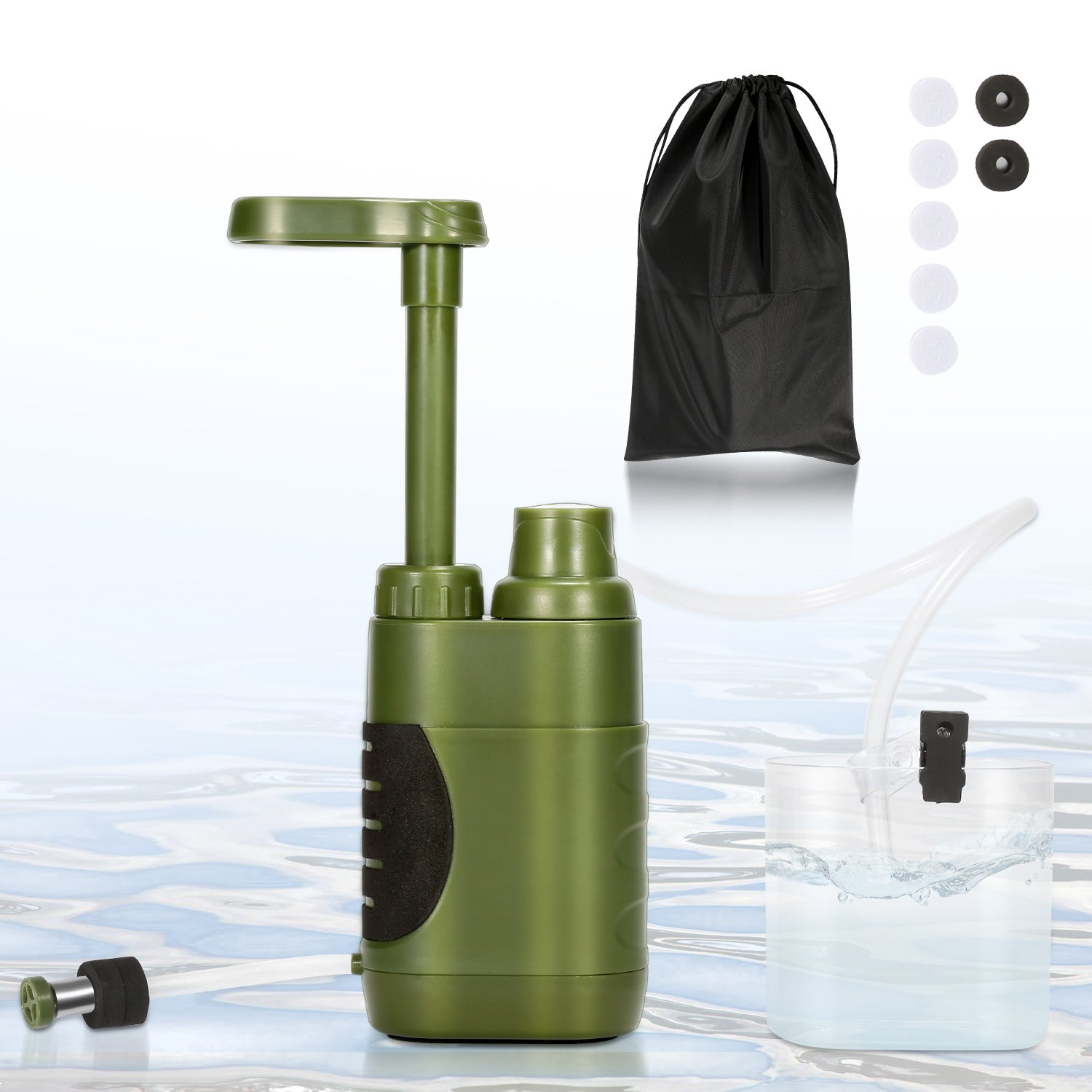 Sistema de filtro de agua portátil para filtro de agua al aire libre ...