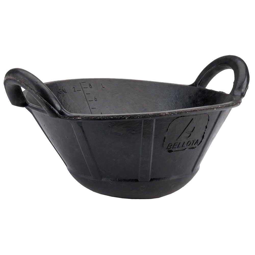 Cubo spart 9 l de caucho resistente negro. | Leroy Merlin