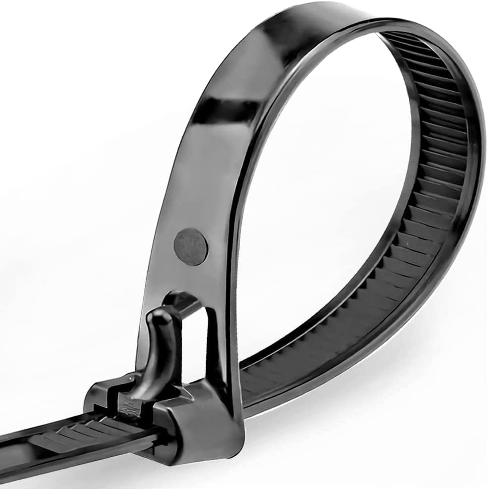 Collier de Serrage en Nylon 200 mm × 7,6 mm Attache Câble Plastique ...