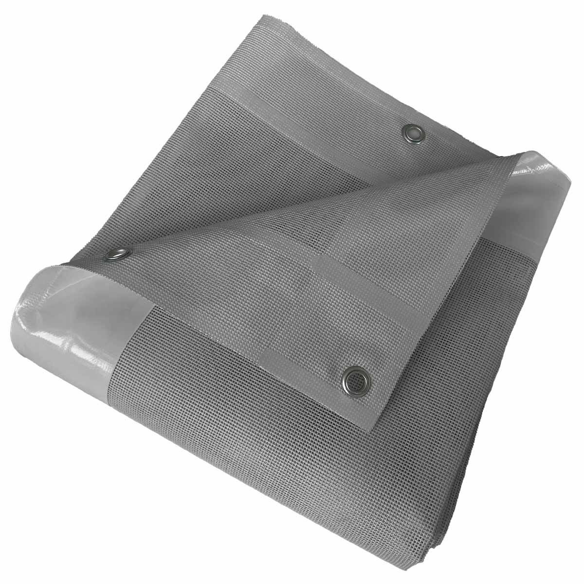 Bâche Micro-Perforée 3x5 m Grise - Garantie 5 ans TECPLAST - MP460MU ...