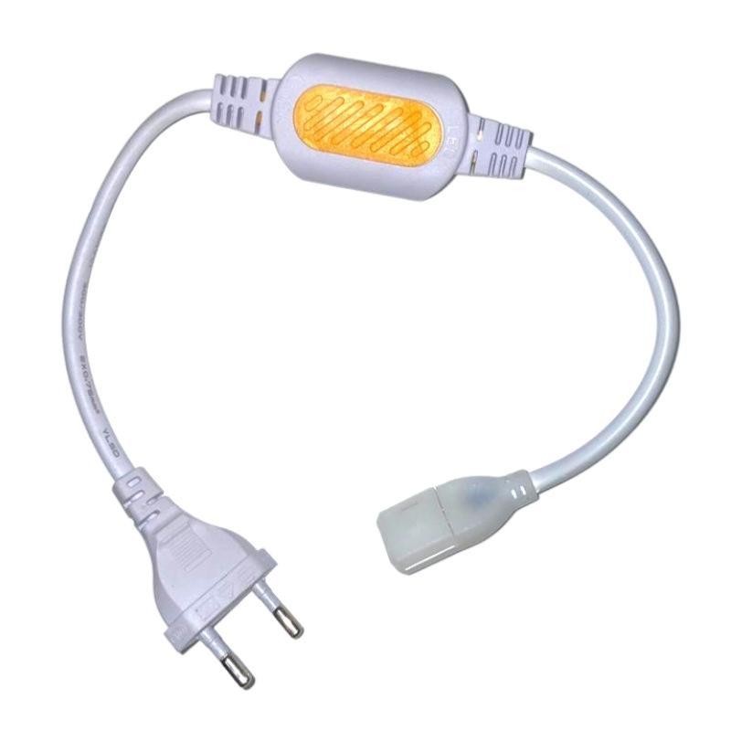 Conector Eléctrico Fino LED Cinta 220V 2835 Doble Fila - AC/DC - SILAMP ...