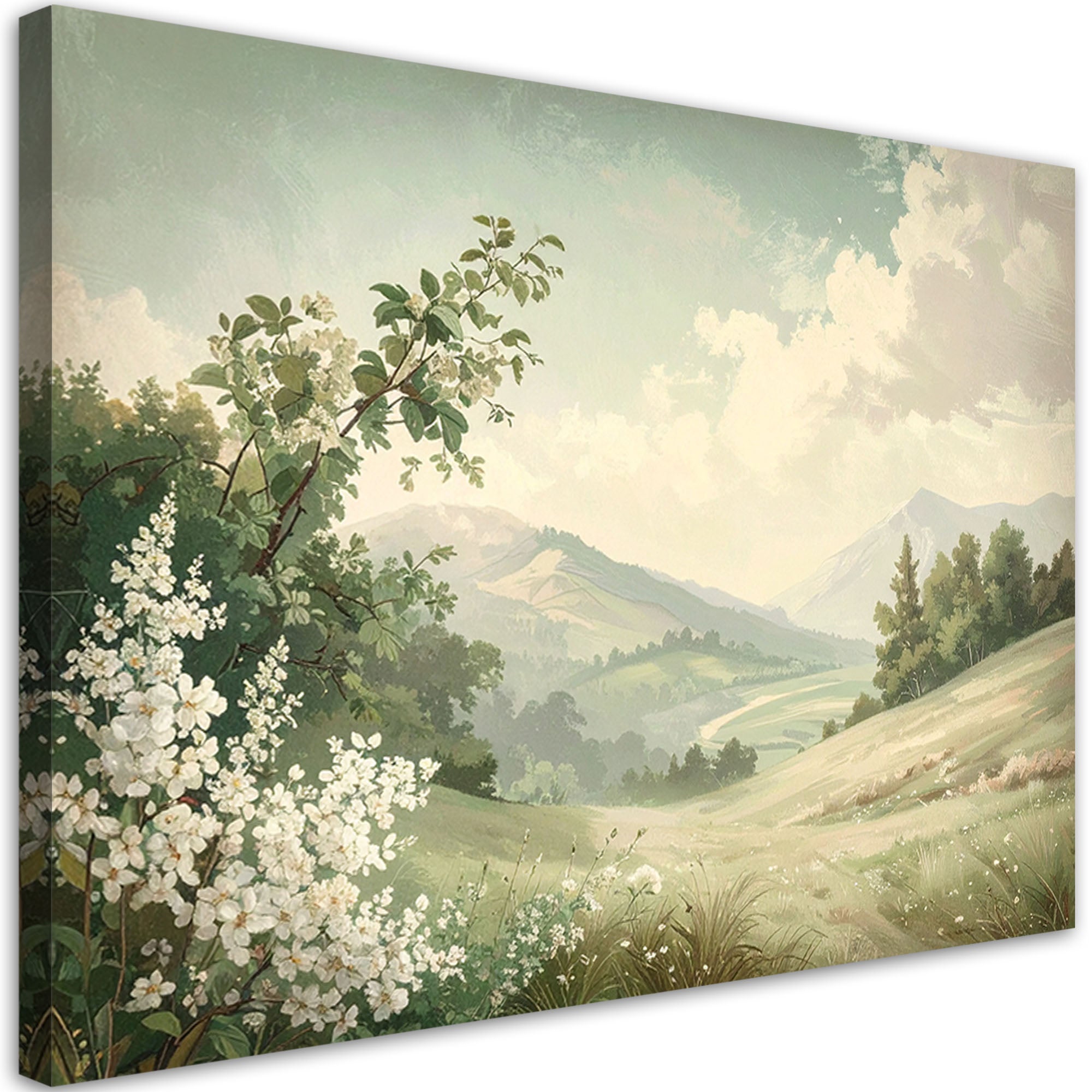 Impression sur Toile, Paysage de montagne Montagnes pittoresques dans ...