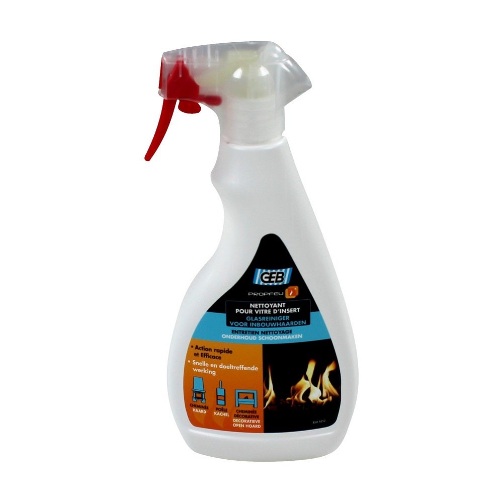Nettoyant vitre insert PROPFEU (suies, goudron) Flacon 500ml | Bricoman