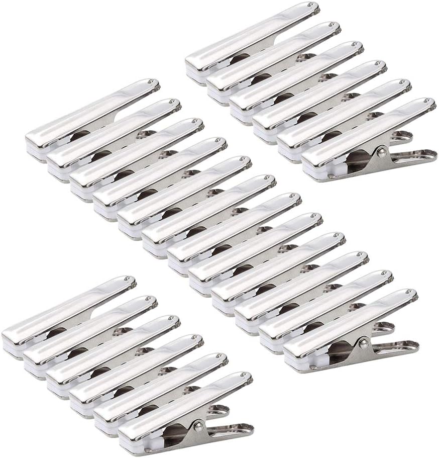 80Pcs Pince a Linge en Acier Inoxydable, Epingle a Linge INOX Durables ...