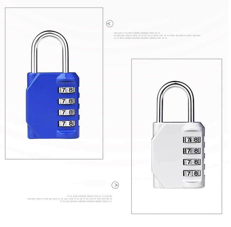 Paquete de 2 candados de combinación de 4 dígitos Silver | Leroy Merlin