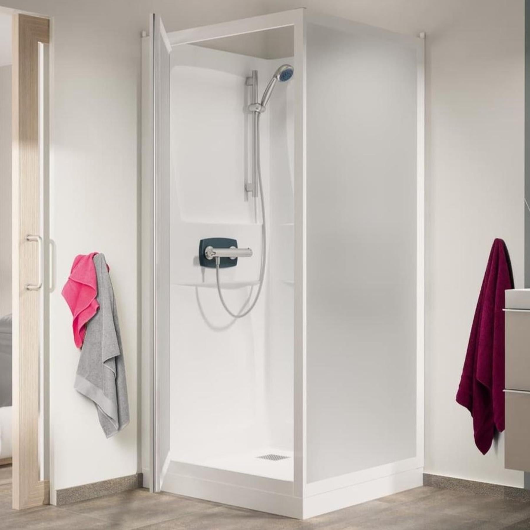Kinedo ducha cabina Kineprime 90x90 plato de ducha espesor plegable ...