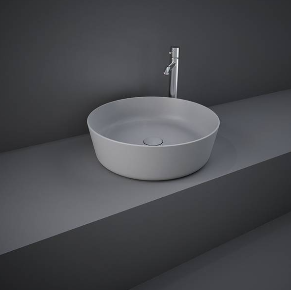 Vasque à poser ronde Rak Ceramics Feeling gris mat | Leroy Merlin
