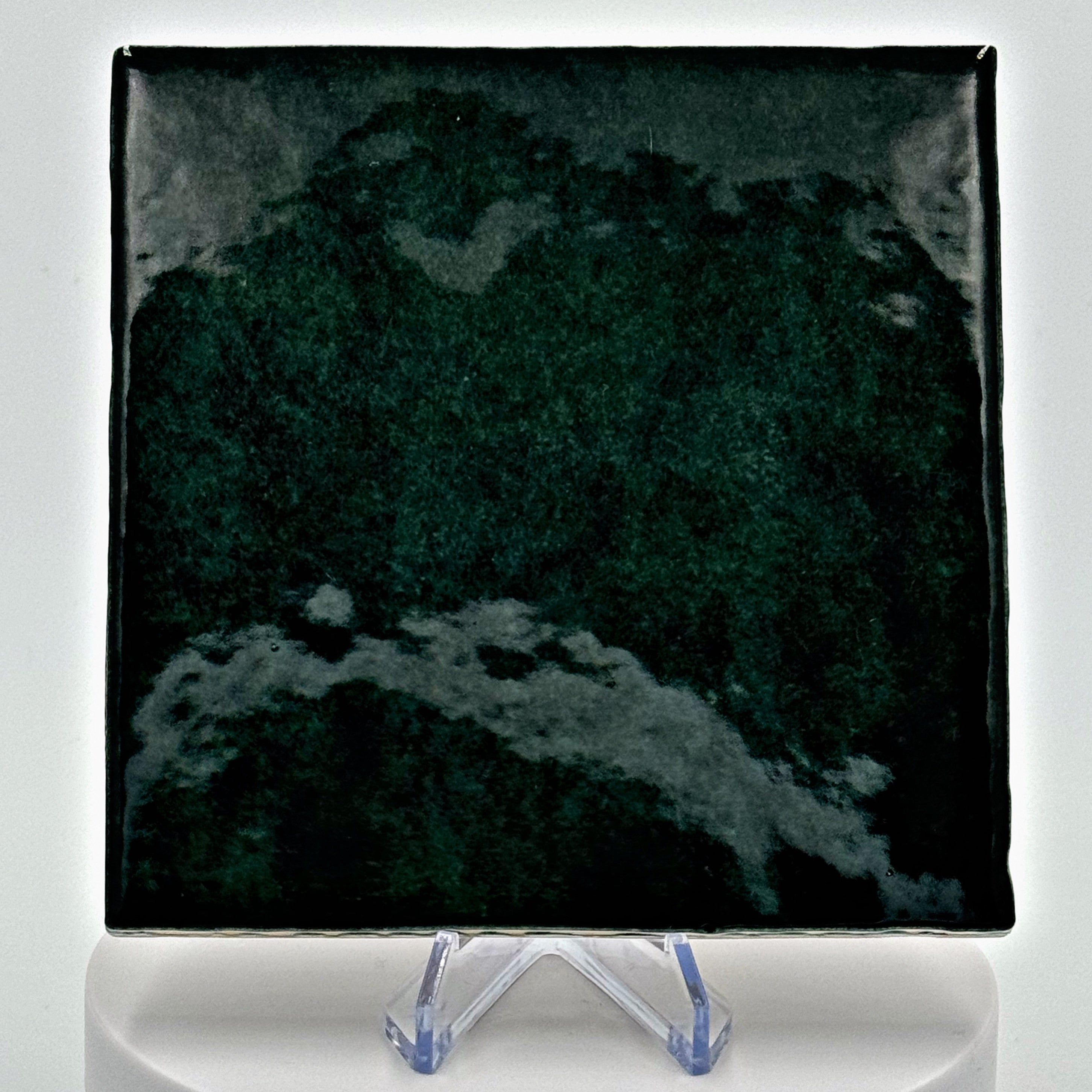 Carrelage mur effet zellige bejmat vert 13,2x13,2 cm ARTISAN MOSS GREEN ...
