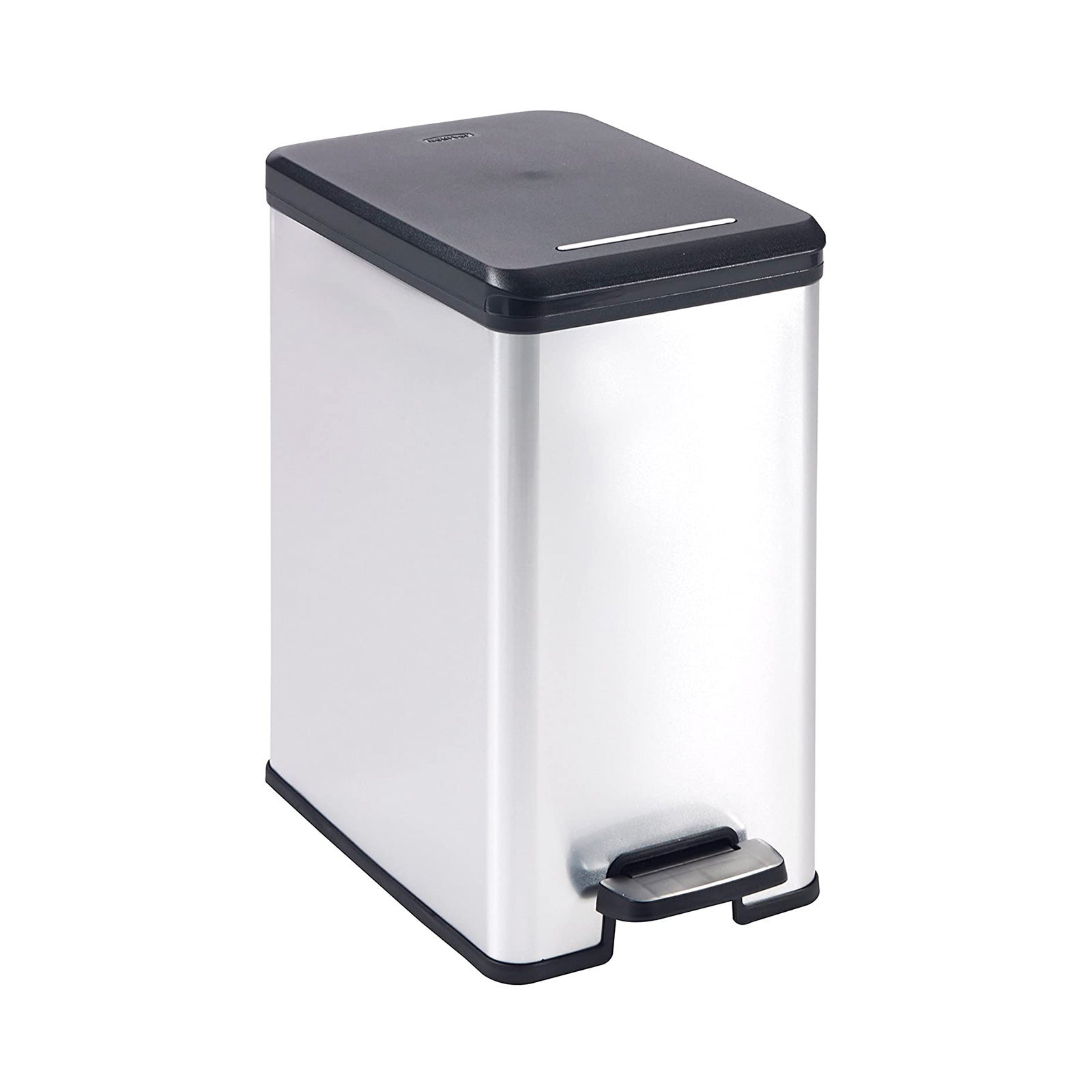 Curver Deco Slim - Cubo de Basura de Apertura a Pedal y Soporte de ...