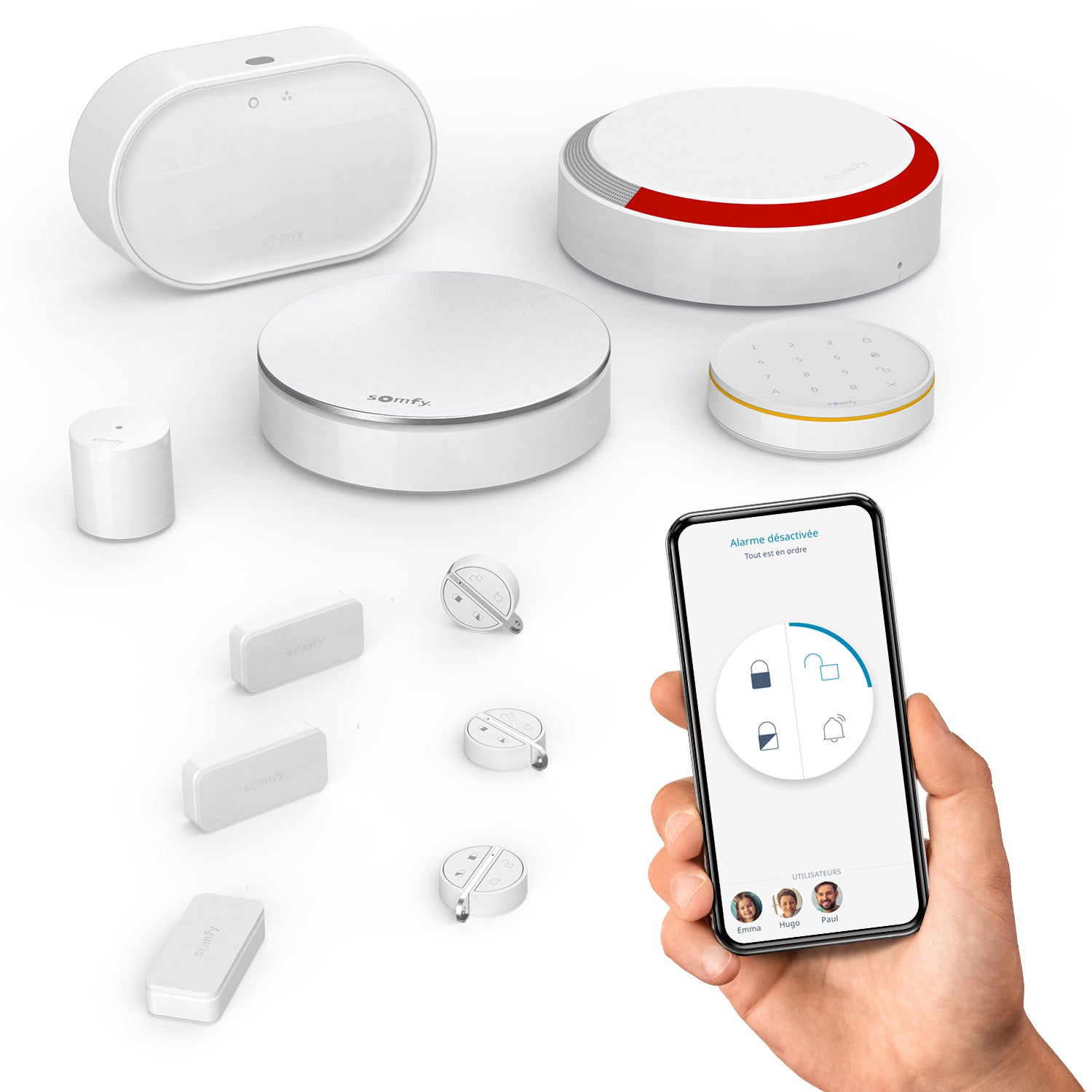 Home Alarm Advanced Plus - Alarme maison sans fil connectée avec sirène ...