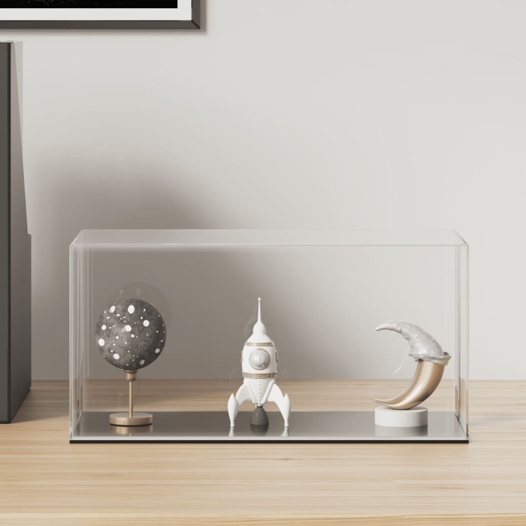 Bo?te d'affichage transparente 24x12x11 cm acrylique | Leroy Merlin