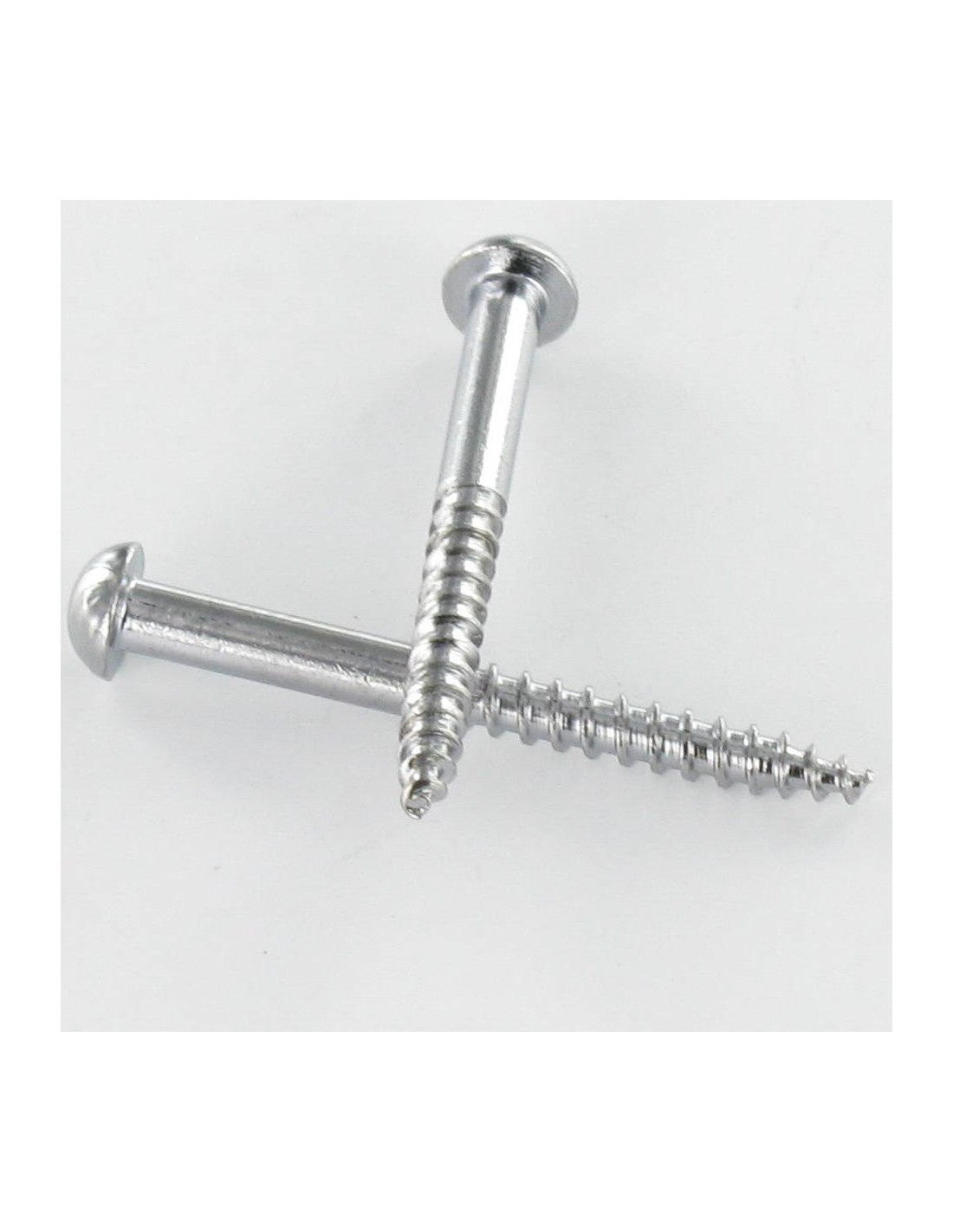 Vis bois Laiton chrome Tête ronde TR Fendue 4X40-30 pièces | Leroy Merlin